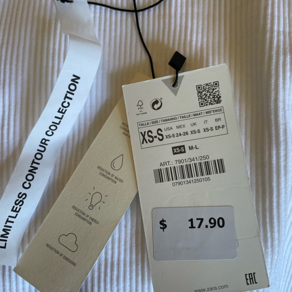 Zara | Tops | Zara Join Life White Tank | Poshmark